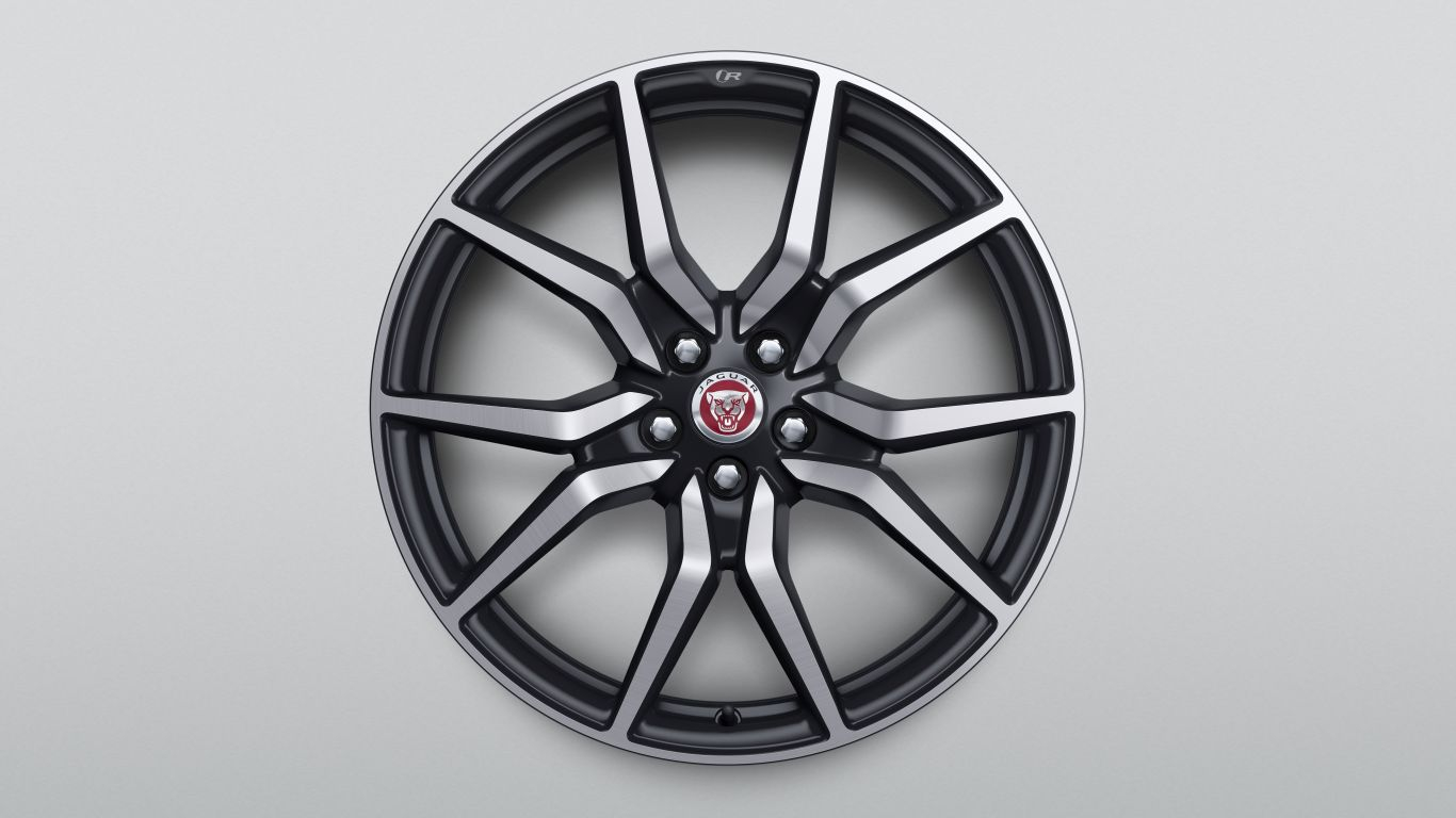 Alloy Wheel - 20" Style 1041, 10 spoke, Forged, Satin Black Diamond ...